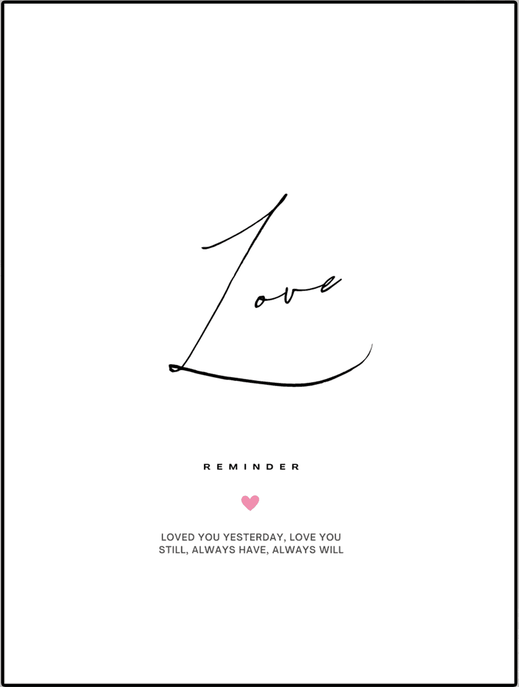 סט LOVE REMINDER - ArtGlow