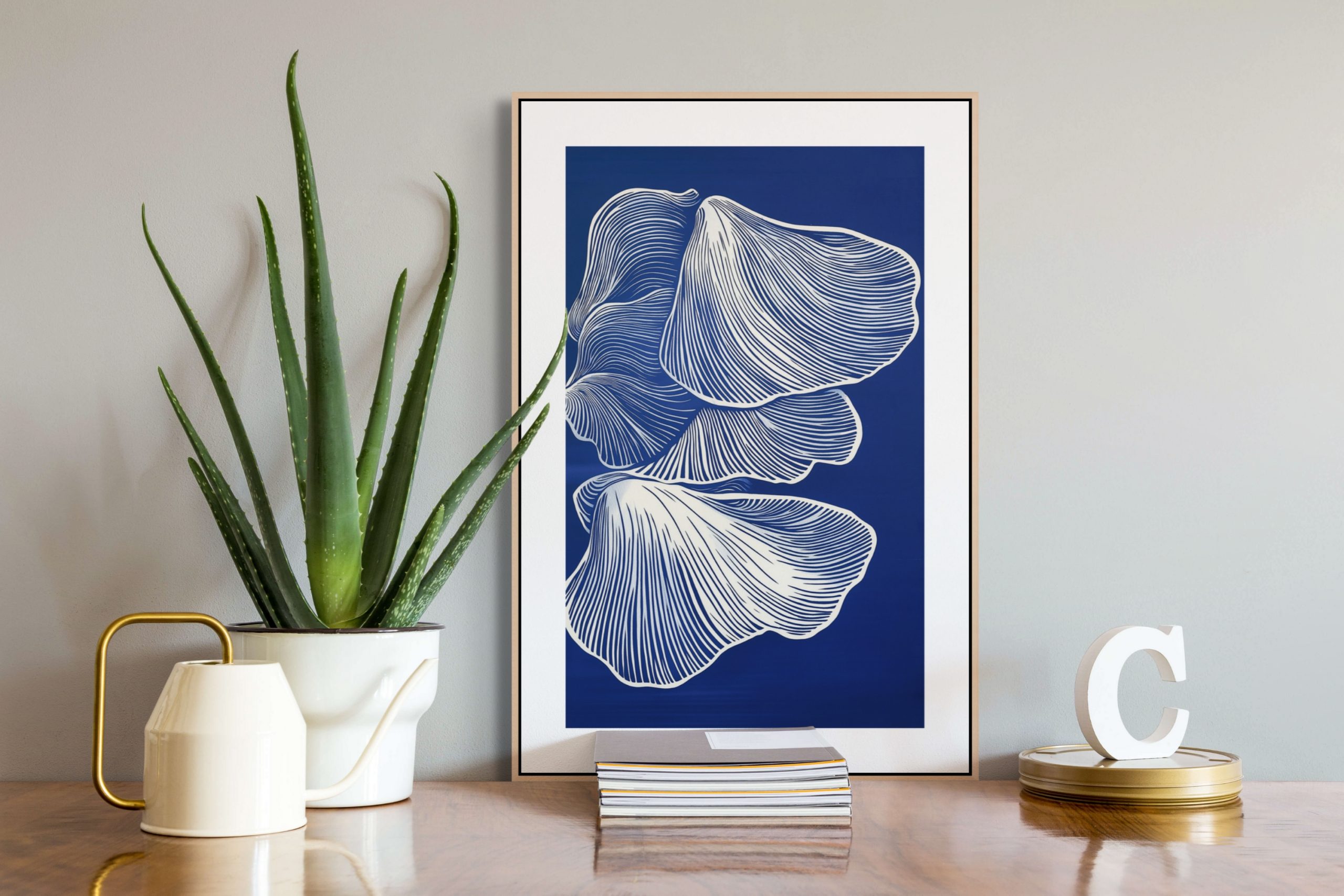 Indigo Breeze - ArtGlow